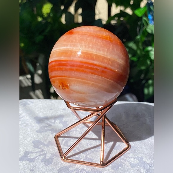 Accents | Banded Carnelian Sphere | Poshmark